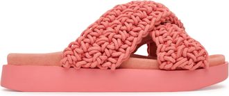 INUIKII Pantoletten Inuikii Woven 1004.003.0062 Rosa