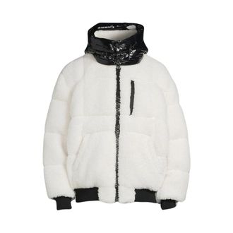 Moose Knuckles Sherpa Bomberjacke Morningside Purple Store - - Jackets - Herren - Wei&szlig; - M