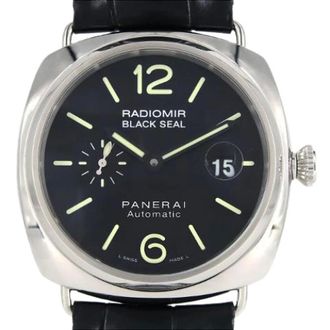 Officine Panerai Panerai Pre-owned - Pre-owned Radiomir Black Seal en acier inoxydable automatique - unisex - Pre-owned - Noir - Taille: ONE Size