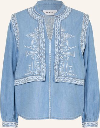BA&SH Ba&Sh Blusenshirt Laura In Jeansoptik blau