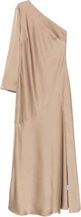 Pennyblack Femme, Robes, Beige, Taille: 42 FR Robe Maxi Une &Eacute;paule