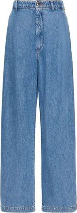 Sportmax Femme, Jeans, Bleu, Taille: W26 Pioppo Wide Jeans