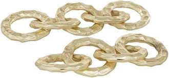 CosmoLiving by Cosmopolitan Moderne Aluminium-Skulptur, Statue und Skulptur f&uuml;r Heimdekoration, Dekorationen f&uuml;r Zuhause, Kunst-Dekoration, Wohnzimmer, B&uuml;ro, Schlafzimmer, S/2, 3