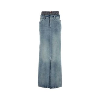 Maison Margiela Denim Rock f&uuml;r Frauen - - Skirts - Damen - Blau - 2XS