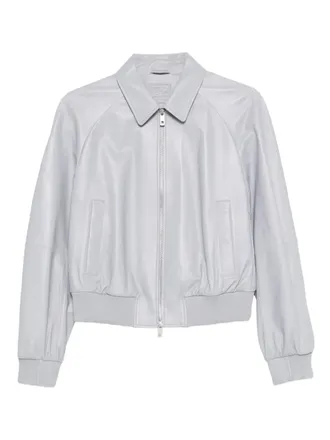 DESA 1972 veste de moto &agrave; fermeture zipp&eacute;e lat&eacute;rale - Gris