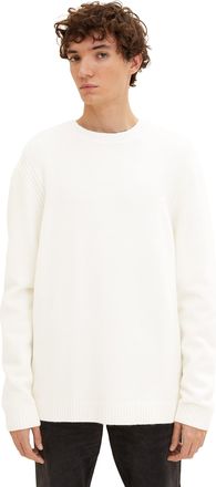 Tom Tailor Herren Basic Strickpullover 1033757, 10338 - Soft Light Beige, M