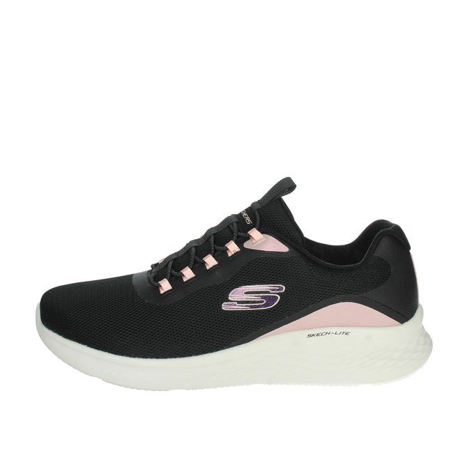 Skechers Damen Skech-lite Pro Glimmer MeSneaker, Schwarzes Netzgewebe ...