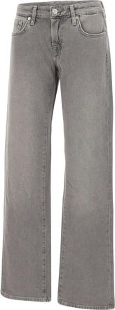 7 For All Mankind Femme, Jeans, Gris, Taille: W25 Jean Droit Taille Basse