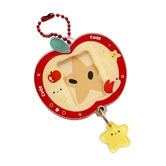 Generico Porte-cl&eacute;s avec cadre pour photo | Fruit M&eacute;morial - Support pour ins&eacute;rer des photos - Pour Voyage Quotidien, F&ecirc;tes Concerts Festival &Eacute;tiquettes Idoles