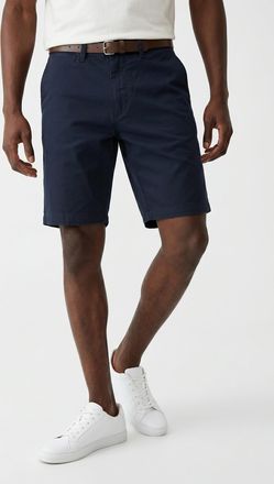 Jack & Jones Chinoshorts JACK & JONES JPSTADAM BELTED CHINO SHORTS SRT, Herren, Gr. XXL, N-Gr, schwarz navy, Web, Obermaterial: 98% Baumwolle, 2% Elasthan, unifarb