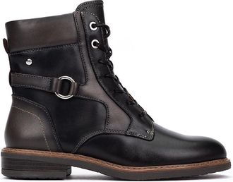 Pikolinos Flache Stiefeletten in Leder ALDAYA für Frauen Farbe Black