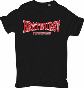Spass Kostet Herren Tshirt Bratwurst Th&uuml;ringen Rost Roster Motive Bratw&uuml;rste Ostdeutschland
