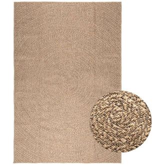 vidaXL Teppich zizur 200x290 cm Jute-Optik Indoor und Outdoor - Vidaxl