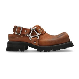 Acne Studios Homme, Chaussures, Brun, Taille: 43 EU Mocassins en cuir