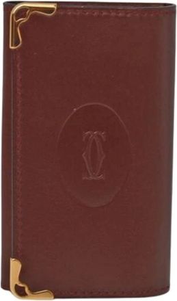 Cartier Pre-owned &Eacute;tui &agrave; cl&eacute;s - Femme - Pre-owned - Rouge - Taille: ONE Size