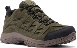 Columbia Herren Crestwood WP Low Rise Trekking-& Wanderhalbschuhe, Nori/Wet Sand, 10