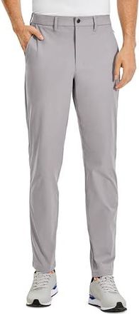 CRZ YOGA Pantalon de Golf Extensible pour Homme Coupe ajustée - 86cm Gris de Mouette 40-42
