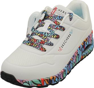 Skechers UNO - Ravaged Love 177918-WMLT, Women Sneakers, White, 40 EU