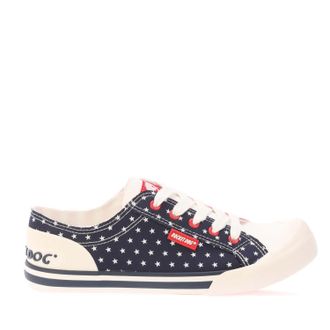 Rocket Dog Damen Rocket Dog Jazzin Spangle Banner Pumps in Rot Navy
