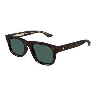 Montblanc Montblanc, Homme, Accessoires, Brun, Taille: 53 MM Mb0421S 002 Lunettes de soleil