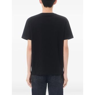 Valentino VGold Appliqu&eacute; Cotton T-Shirt - Black