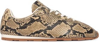 Tommy Hilfiger Sneakers Tommy Hilfiger Bella Sneaker Snake FW0FW09415 Braun