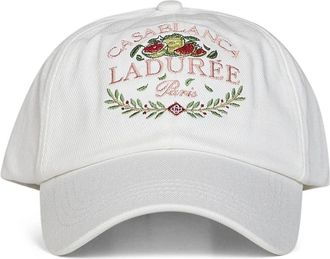 Casablanca Homme, Accessoires, Blanc, Taille: ONE Size Casquette Brod&eacute;