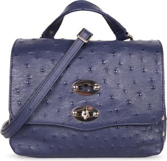 Zanellato Femme, Sacs, Bleu, Taille: ONE Size Postina Cactus Handbag