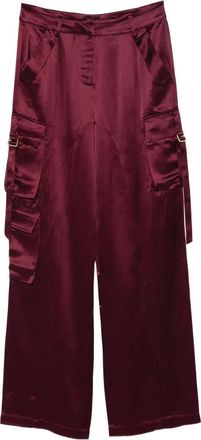 Retrof&ecirc;te Hose mit aufgesetzter Tasche - Rot