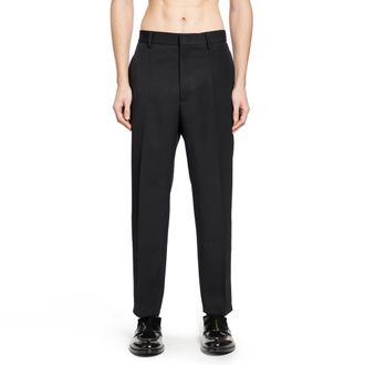Jil Sander Wool Gabardine Tapered Trousers