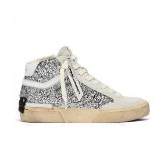 Crime London Femme, Chaussures, Gris, Taille: 40 EU Recut High Baskets