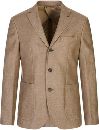 PESERICO Homme, Vestes, Brun, Taille: L Blazer crois&eacute;