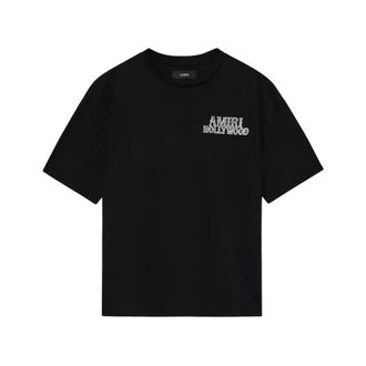 Amiri Homme, Tops, Noir, Taille: 3XL Graphic Crew Neck T-Shirt