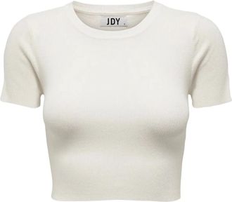 Jacqueline de Yong Jacqueline de Yong, Femme, Tops, Blanc, Taille: 38 FR Cirkeline S/S Crop Top