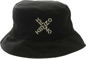 Kenzo Homme, Accessoires, Noir, Taille: M Bob R&eacute;versible