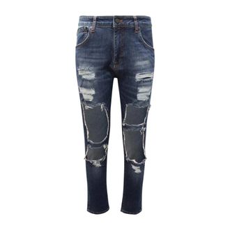 Jijil Zerrissene Blaue Hose - - Jeans - Damen - Blau - W27