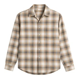 J.W.Anderson Homme, Chemises, Beige, Taille: M Chemise &agrave; carreaux ombr&eacute;s