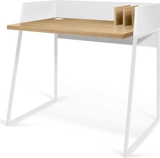 Symbiosis Volga Bureau, Blanc et Ch&ecirc;ne, 90x60x88 cm