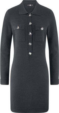 Riani Damen Strickkleid mit dekorativen Kn&ouml;pfen