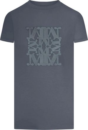 Max Mara Femme, Tops, Gris, Taille: 40 FR T-shirt brod&eacute;