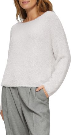 s.Oliver Flauschiger Strickpullover mit Glitzer