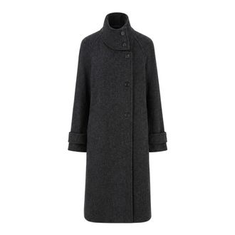 Pomandere Femme, Manteaux, Gris, Taille: 40 FR Maxi Trench Coat