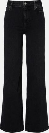 Frame Denim High-Rise Wide-Leg Jeans Le Slim Palazzo