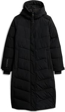 Superdry City Chevron Padded LL Jacket W5011781A Noir Taille 14, noir, 42