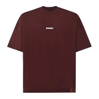 BONSAI Homme, Tops, Rouge, Taille: S Logo T-shirt