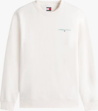 Tommy Hilfiger Sweat droit en coton m&eacute;lang&eacute;