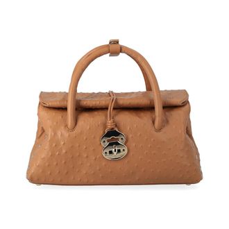 Zanellato Sac Cactus Small en cuir marron