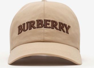 Burberry Casquette de baseball en gabardine &agrave; logo, Size: XL