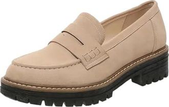 Generic Mocassins pour femme, semelle compens&eacute;e, large largeur, confortable, &agrave; enfiler, pour le travail, le bureau, les affaires, style d&eacute;contract&eacute;, chaussure