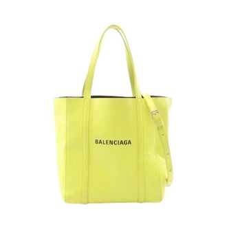 Balenciaga Pre-owned SAC cabas en cuir Everyday XXS 2-en-1 - Femme - Pre-owned - Vert - Taille: ONE Size